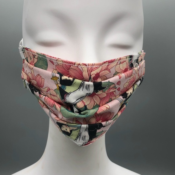 Accessories | Disney Mulan Face Mask 10 Cotton | Poshmark